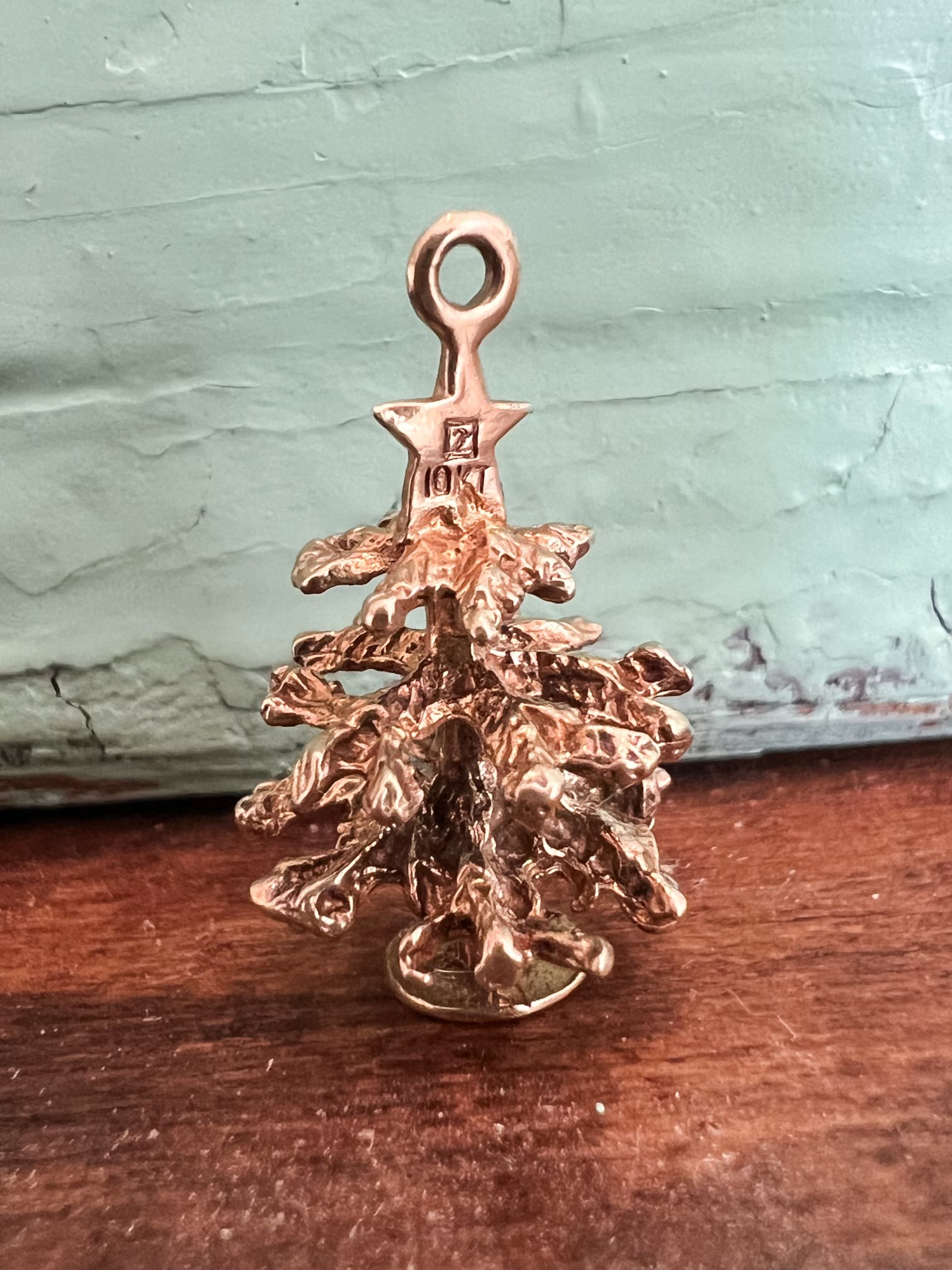Vintage 10K Gold Tree Charm|Anice Jewellery